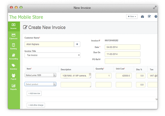 Online Accounting Software Profitbooks