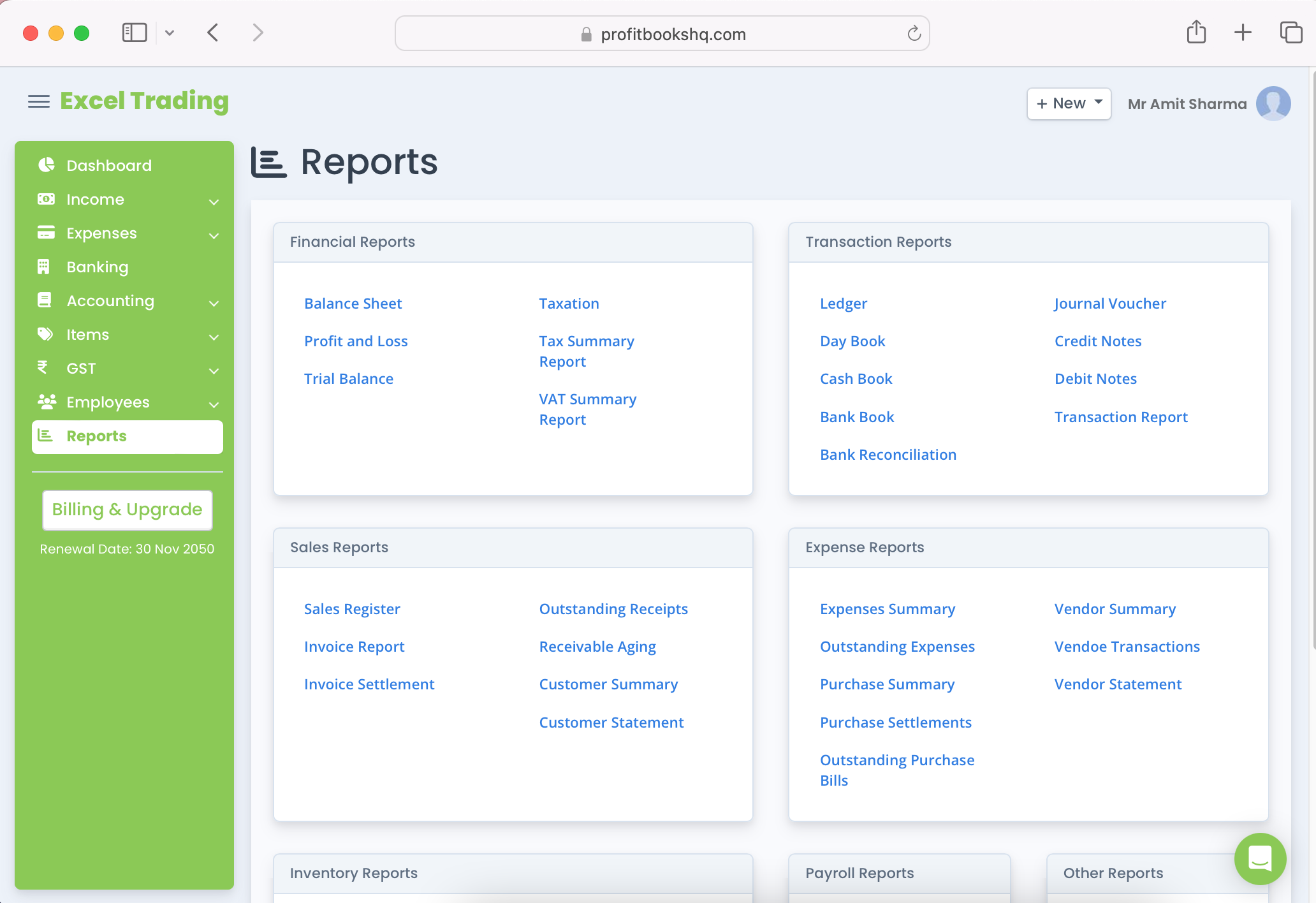 Financial-Reports - ProfitBooks.net